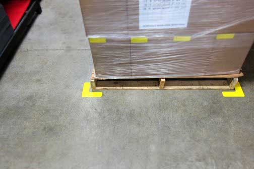 Floor Marking Tape Corners - Creative Safety Supply